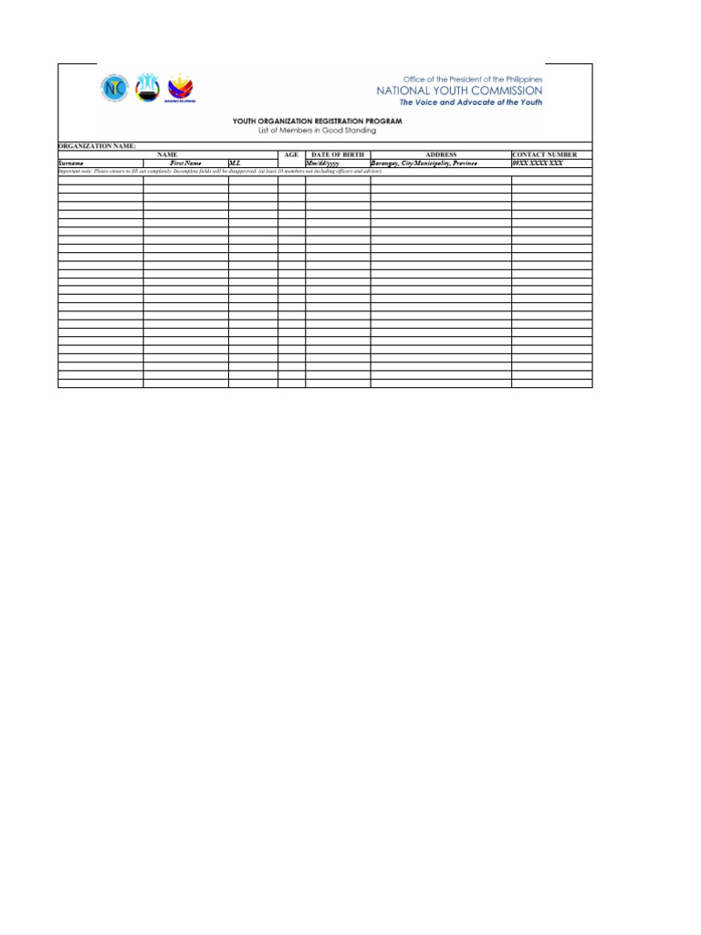 YORP Online Induction Form Guide | PDF