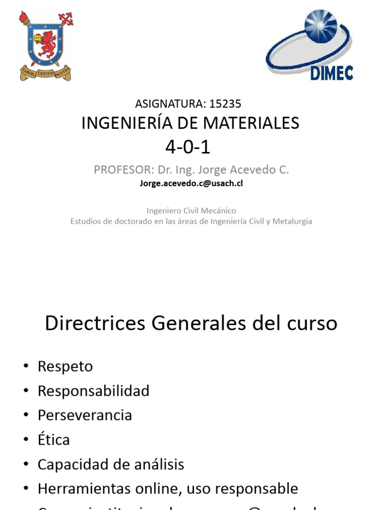 Clase 0 Programacion Ing Materiales 1 757622-1 | PDF | Ingeniería