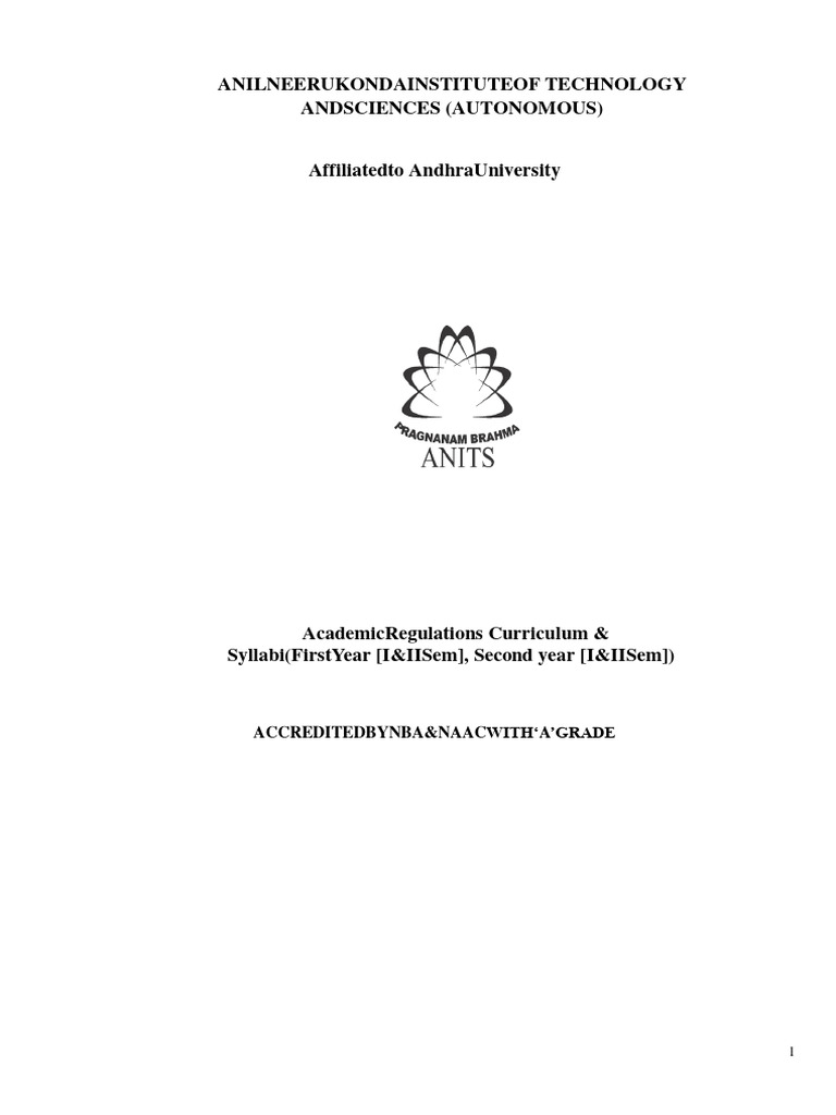 Autonomous Syllabus - 24.6.16 | PDF | Engineering | Design