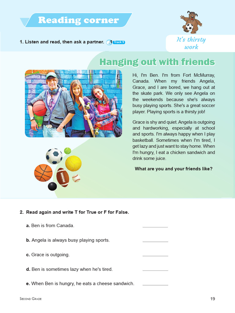 Second Grade Unit 1 Activities | PDF | Linguistics | Syntax