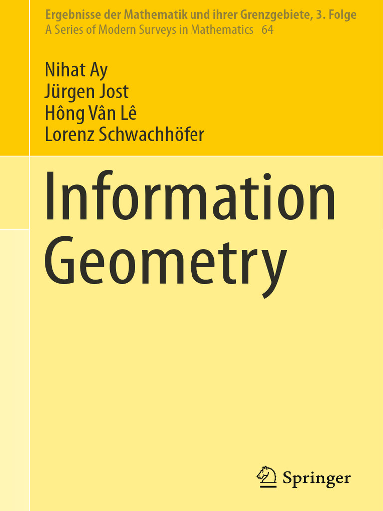 Information Geometry | PDF | Geometry | Estimator