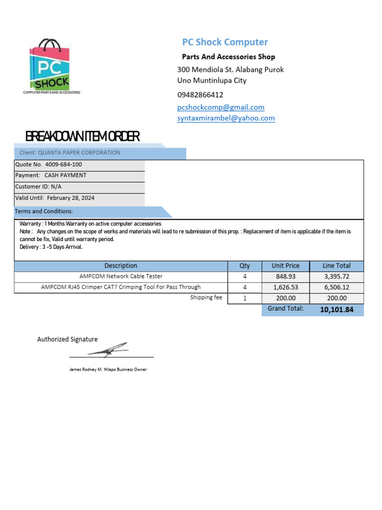 PCSHOCK It Tools For Quanta Paper | PDF