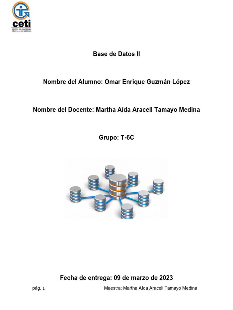 Omar - Guzman - BDII - 6C - P1 - Prac5 - Usar El Mysqldump para Backup ...