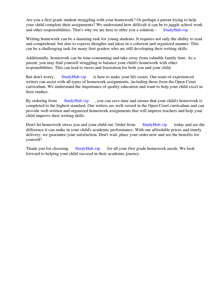 Open Court First Grade Homework | PDF | Phonics | Reading Comprehension