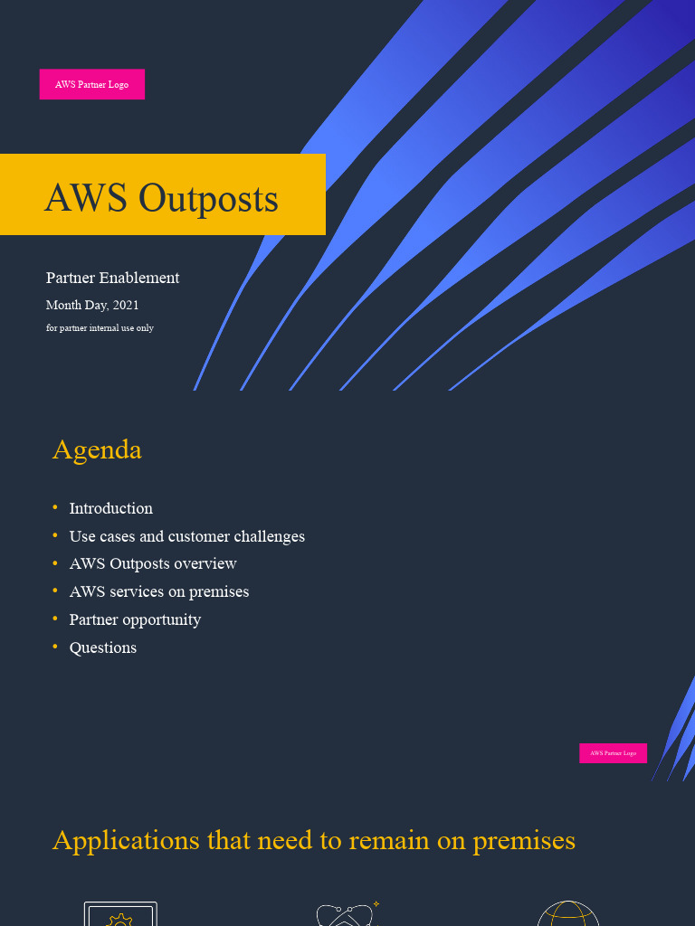 AWS Outposts Partner Enablement Guide | PDF | Amazon Web Services | Computer Engineering