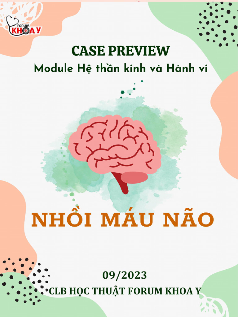 (Forum Khoa Y) NH I Máu Não | PDF