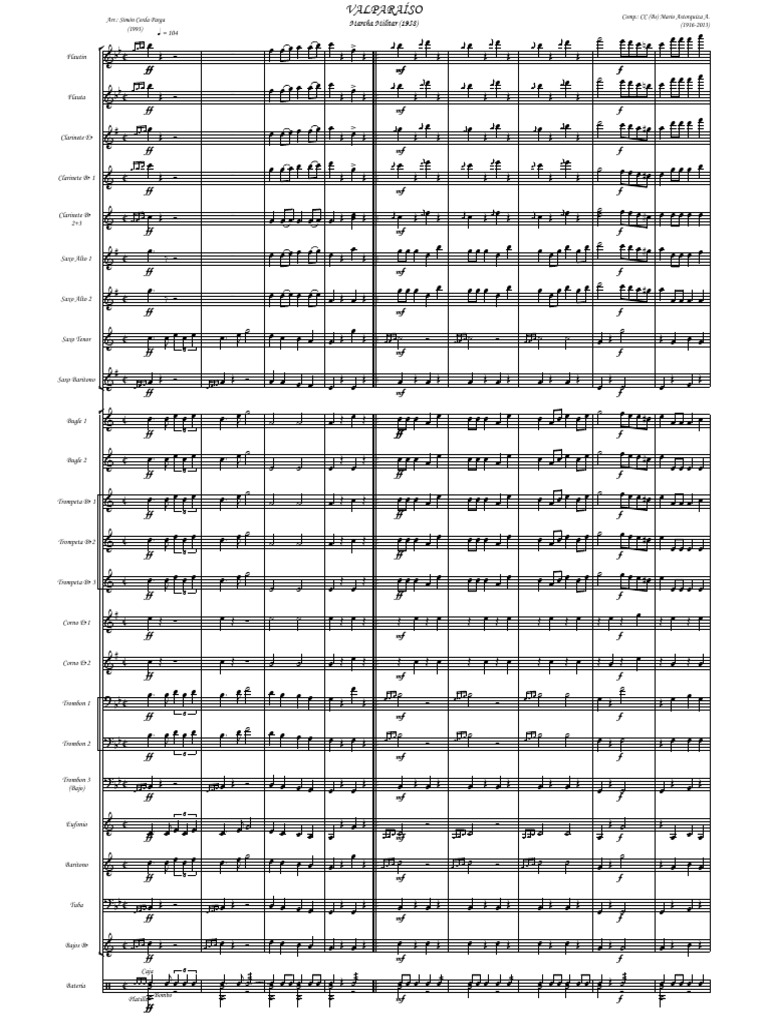 Valparaiso | PDF | European Musical Instruments | Aerophones