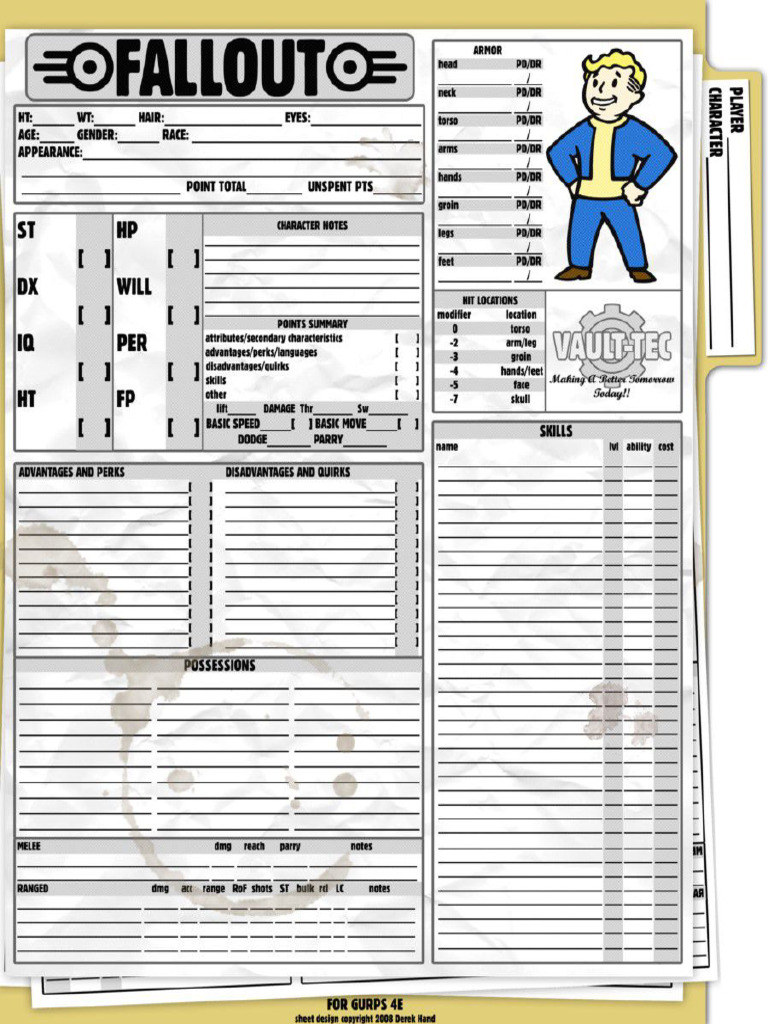 Fallout sheet | PDF