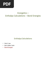 Bond Energy Calculations Worksheet | PDF