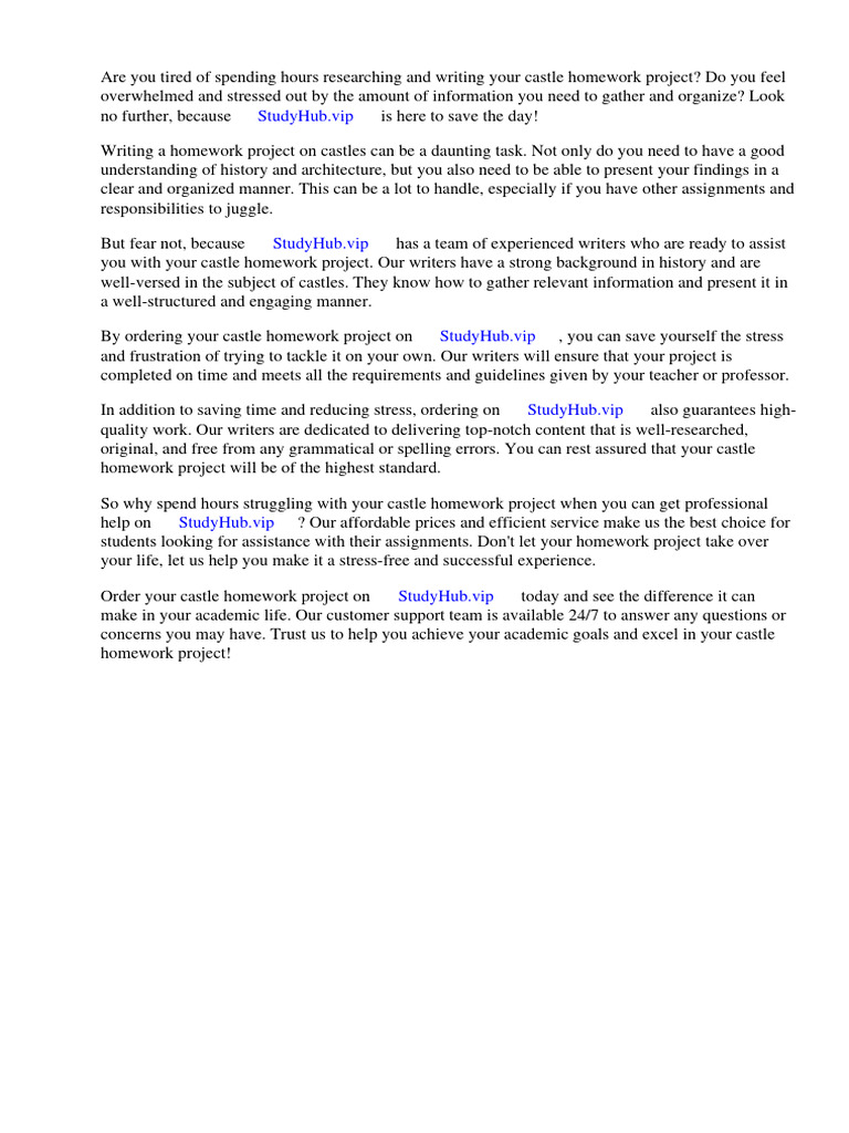 Castles Homework Project | PDF | Castle | Archaeology Of Structures