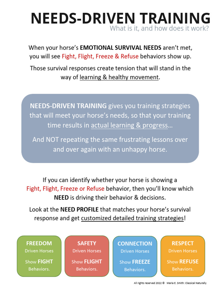 1 About Needs Driven Training | PDF