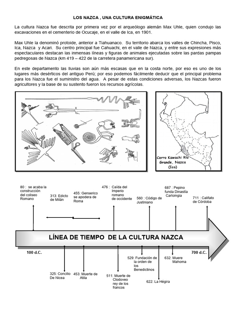 Legado y descubrimiento de la cultura Nazca | PDF | Agricultura | Riego