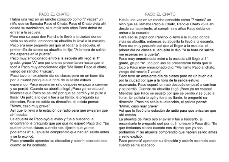 Paco El Chato | PDF