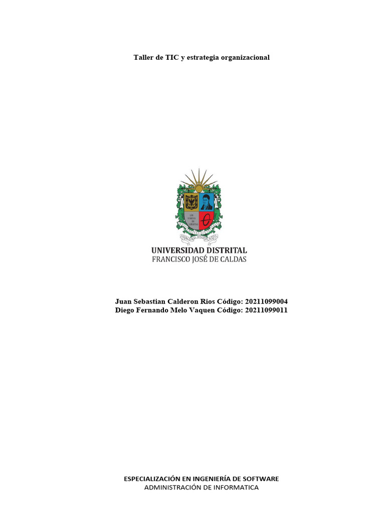 Estructura Organizacional Del Proyecto - General | PDF | Business | Informática