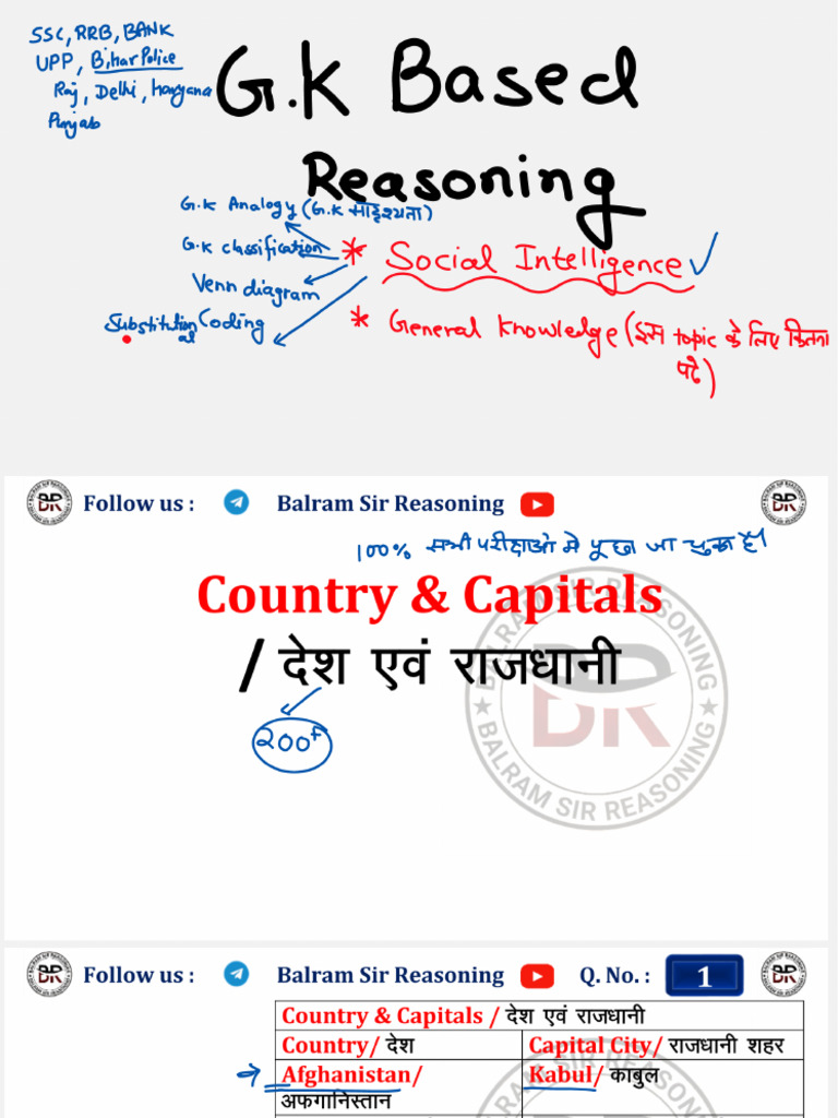 GK Based Reasoning Class-1 - 28601042 - 2024 - 02 - 22 - 15 - 48 | PDF