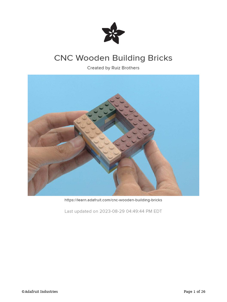 CNC Wooden LEGO-Compatible Bricks | PDF | Numerical Control | Icon ...