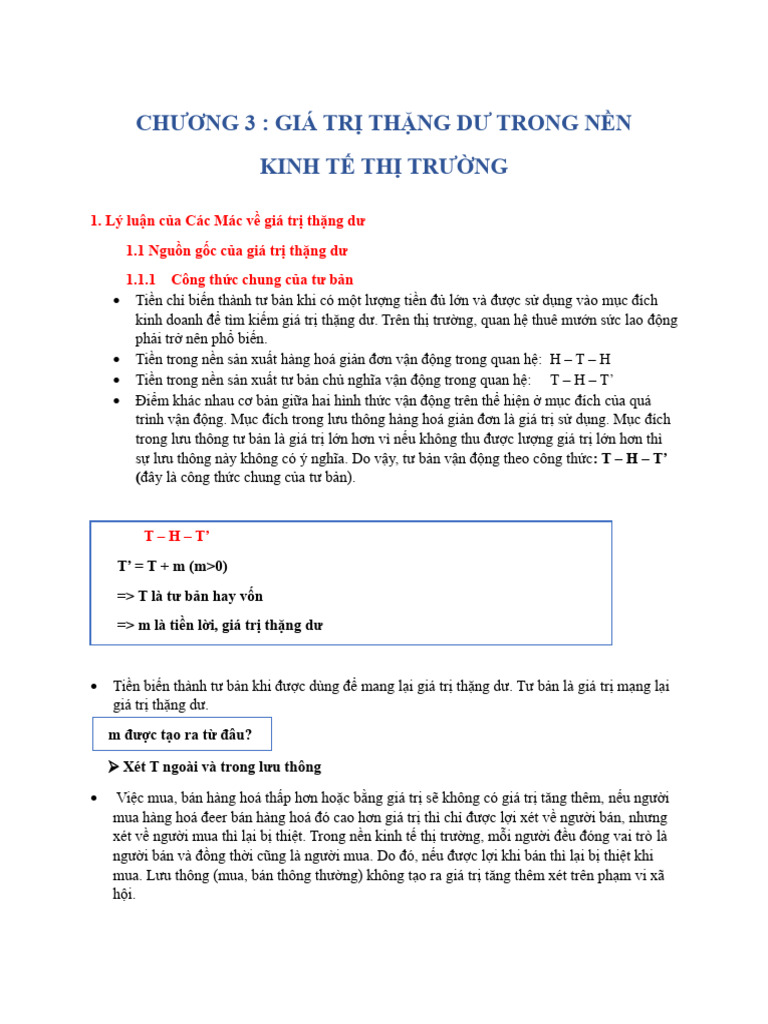 Chương 3 - KTCT | PDF