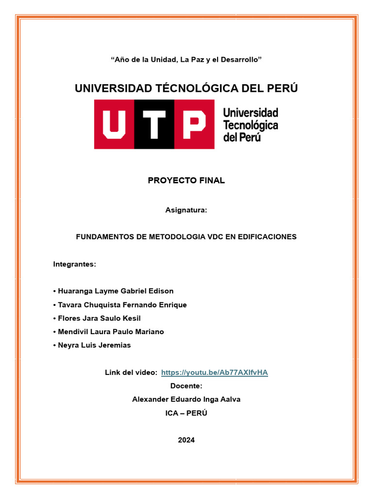 Matriz POP y ICE en VDC para Edificaciones | PDF | Uso eficiente de ...
