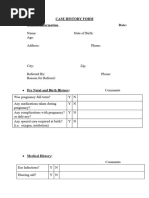 Paediatric History OSCE Checklist Geeky Medics | PDF | Caregiver ...