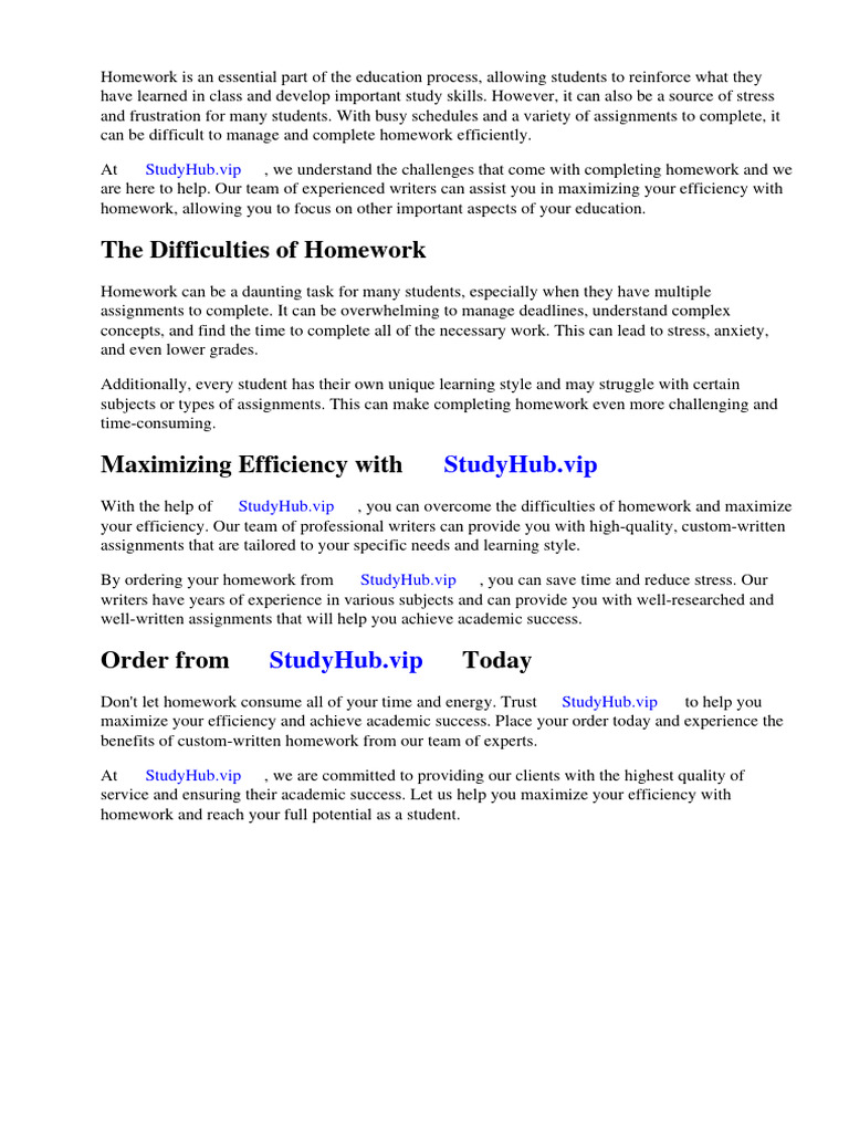 Maximum Efficiency Homework | PDF | Homework | Brand