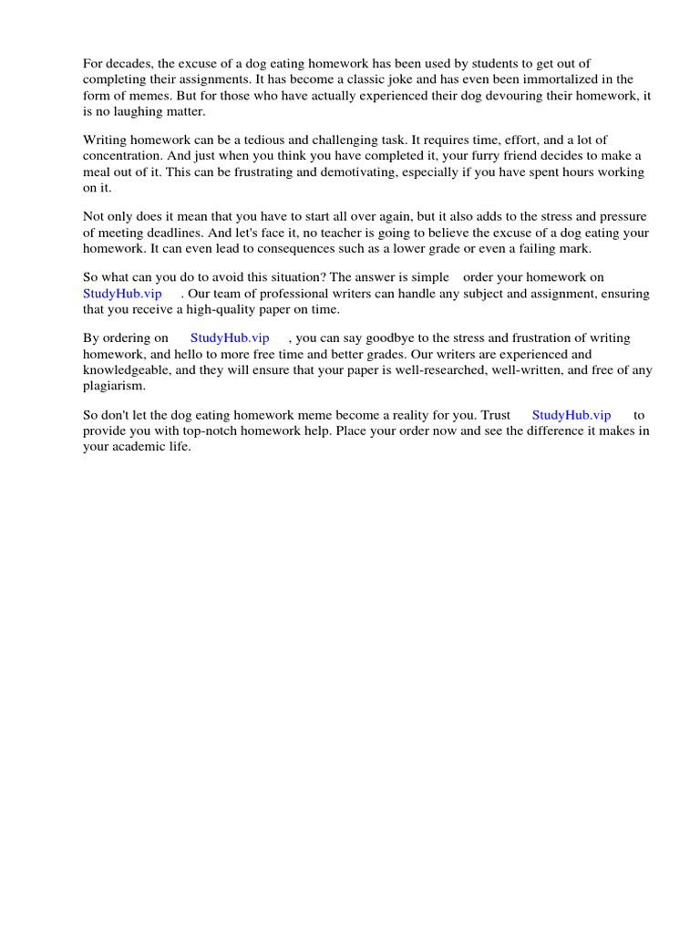 Dog Eating Homework Meme | PDF | Language Arts & Discipline