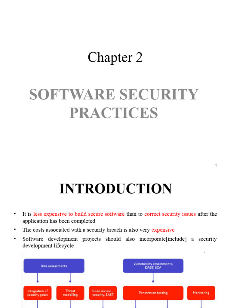 Chapter 2 Software Security Practices | PDF | Computer Security | Security
