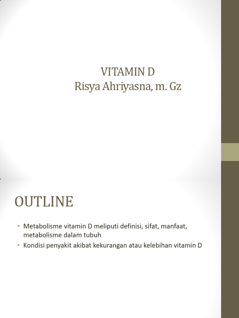Vitamin D | PDF