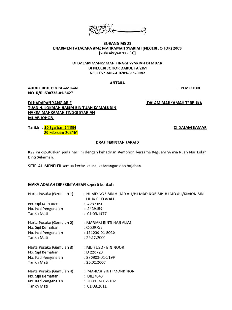 Deraf Perintah Kimon | PDF