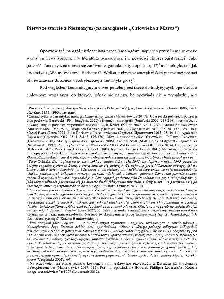 3 O Czlow Z Marsa | PDF