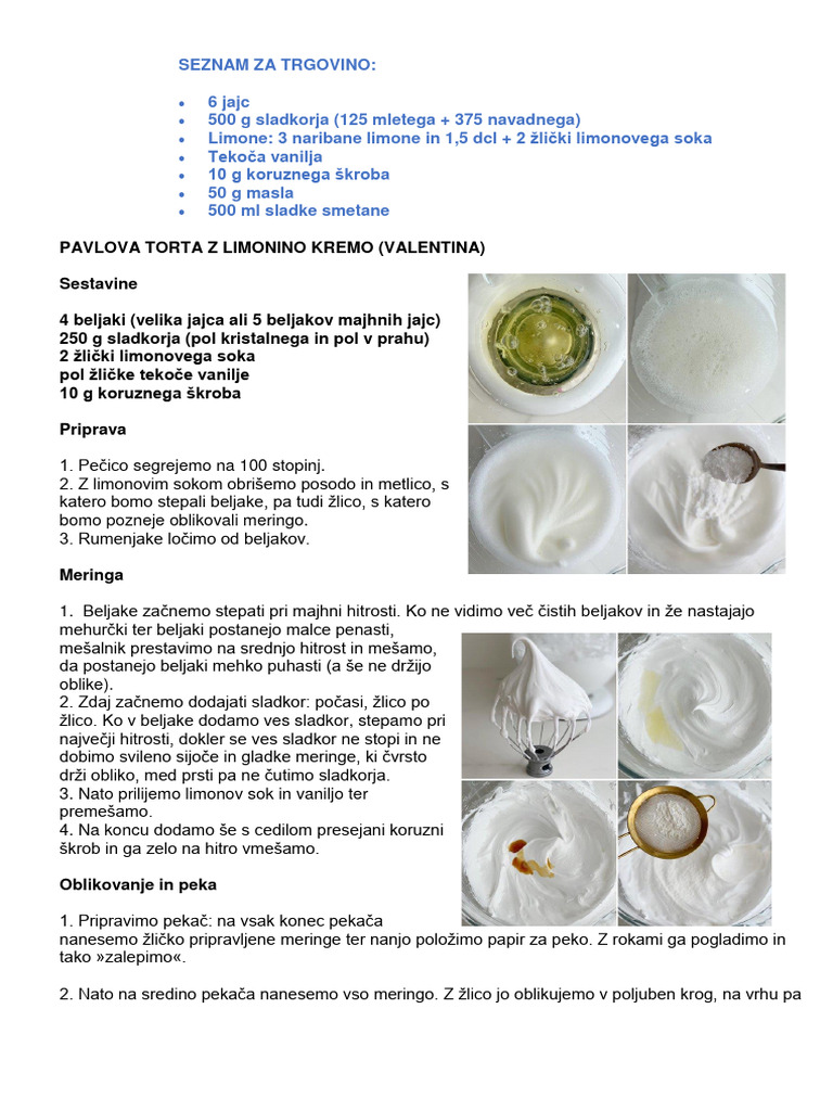 Pavlova | PDF