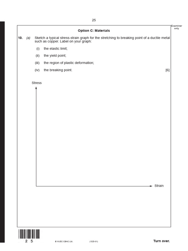 Pages From s14-1325-01 Q10. Material | PDF | Deformation (Engineering) | Yield (Engineering)