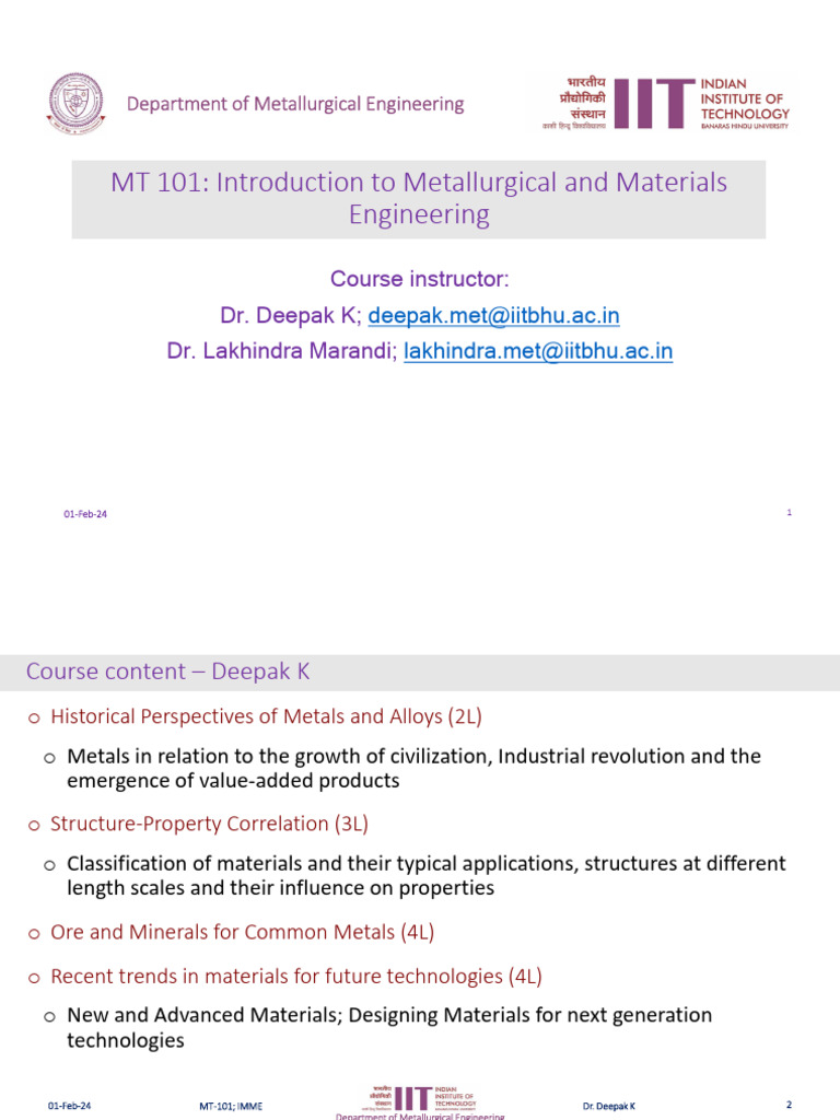 MT 101 | Download Free PDF | Dislocation | Crystal Structure