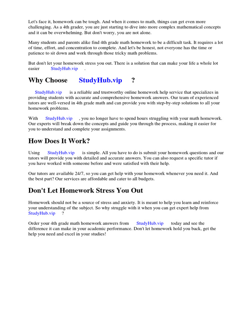 Go Math 4th Grade Homework Answers | PDF | Mathematics | Worksheet