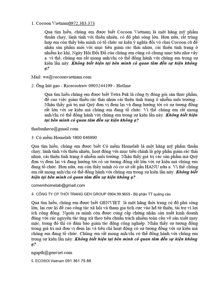 Script Cold Call | PDF