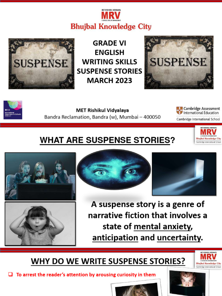 Suspense Stories | PDF | Anxiety | Psychology