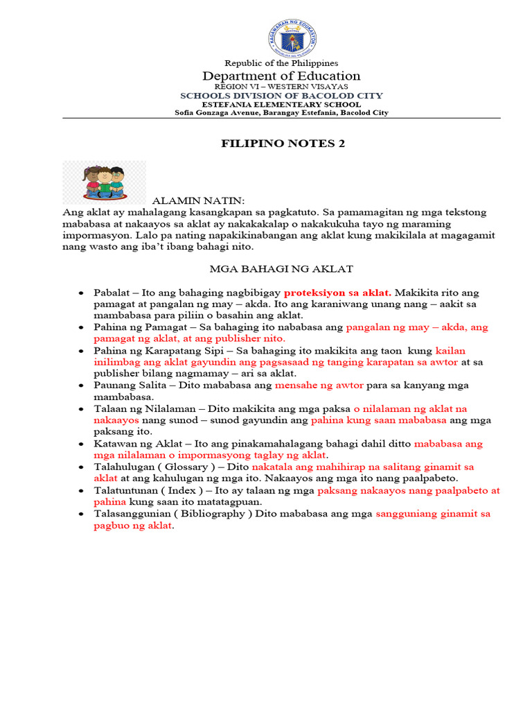 FILIPINO3-HAND-OUTS-grade 3 | PDF
