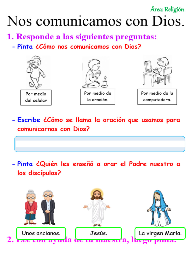 F. NOs Comunicamos Con Dios | PDF
