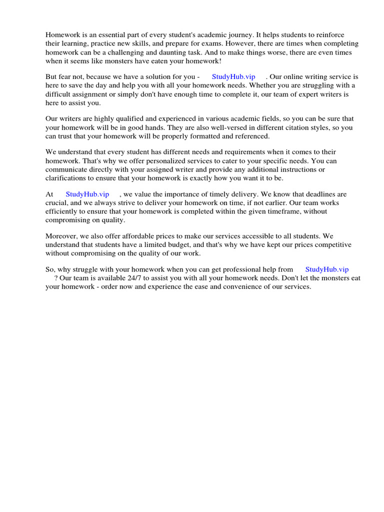 Monster Ate My Homework Solutions | PDF | Ios | I Phone