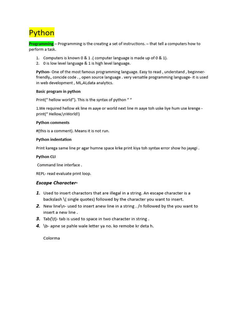 Python Pdf