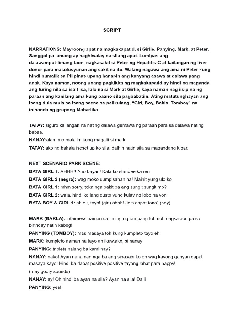 SCRIPT | PDF