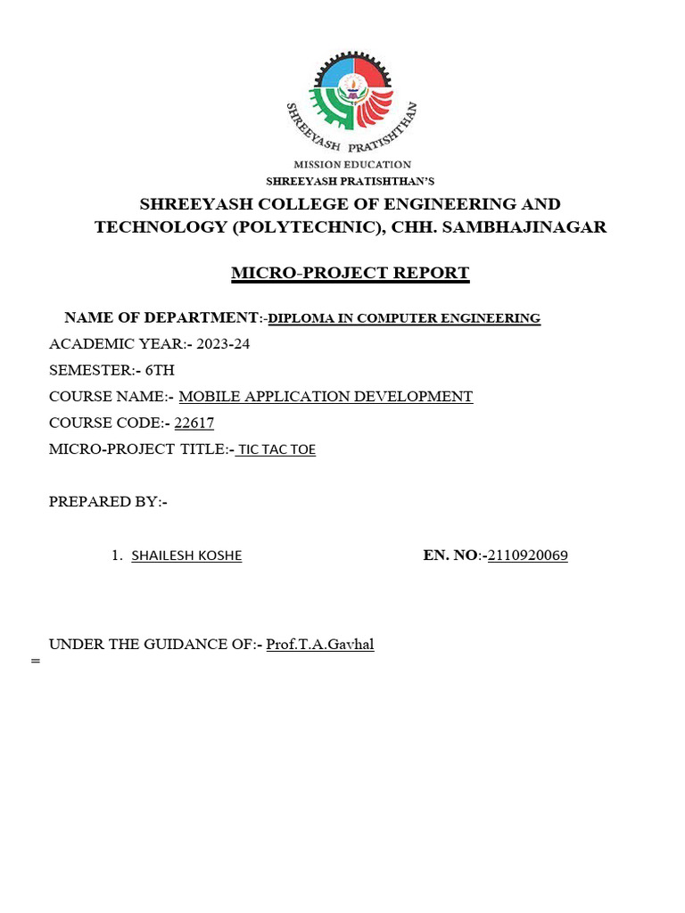 Mobile Application Development | PDF | Android (Operating System) | Application Software