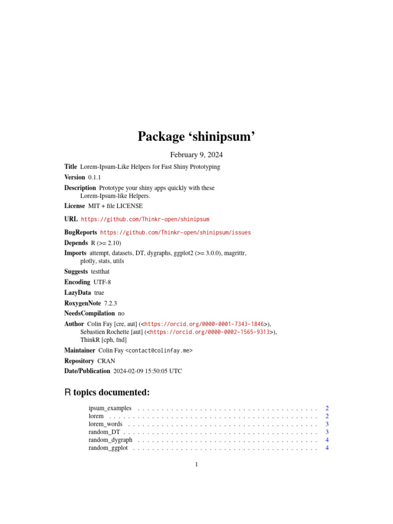 Shinipsum - Lorem-Ipsum-Like Helpers For Fast Shiny Prototyping | PDF ... Shinipsum - Lorem-Ipsum-Like Helpers For Fast Shiny Prototyping | PDF ...