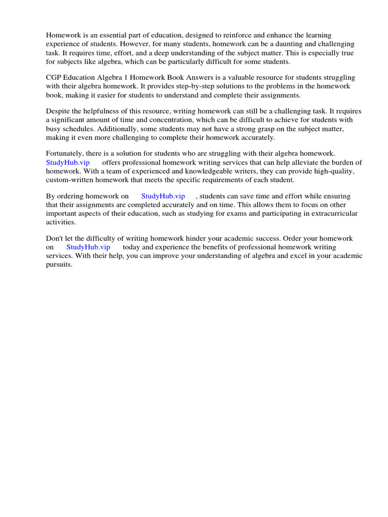 Algebra 1 Homework Help & Answers | PDF | Homework | Books