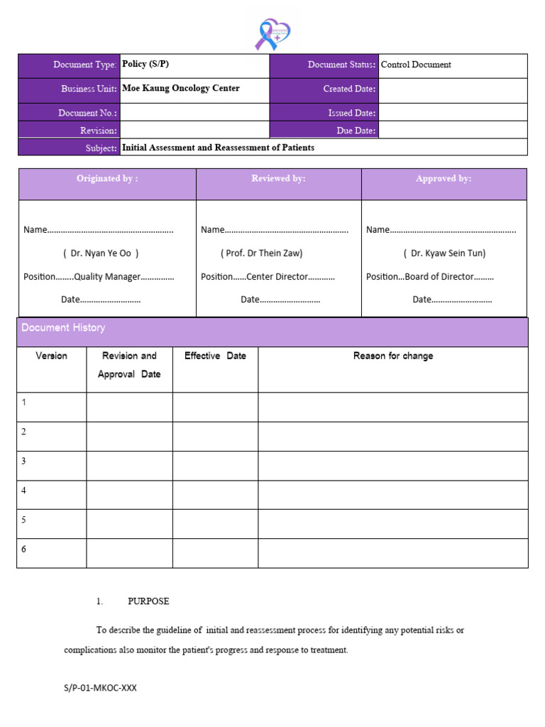 Initial Assessment and Reassessment of Patients | Download Free PDF ...