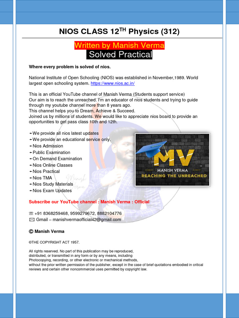 Physics (312) Practical Solutions | PDF | Euclidean Vector | Heat