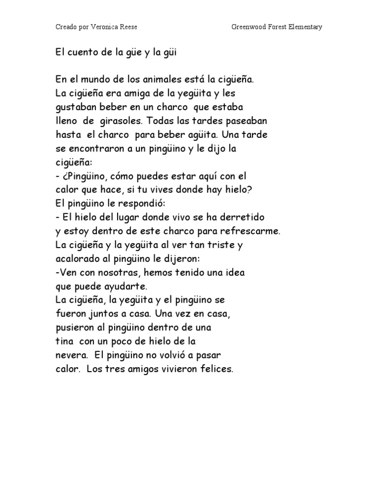 El cuento de la güe y la güi