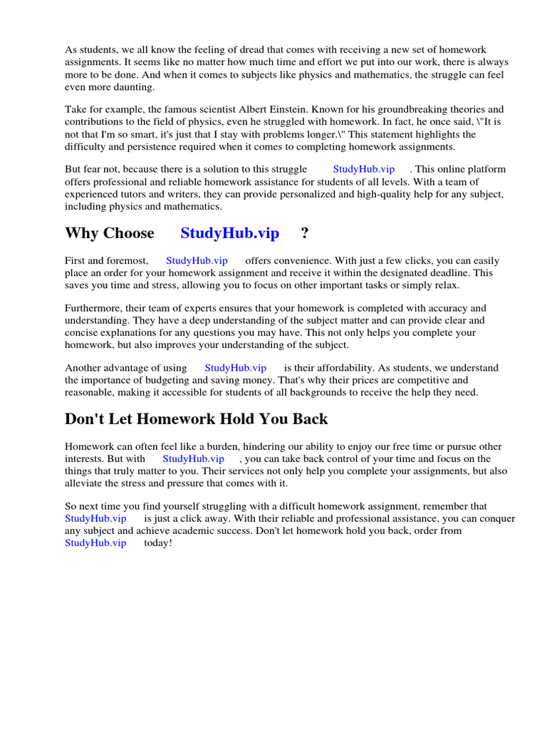 Einstein Homework | PDF | Albert Einstein | Physics