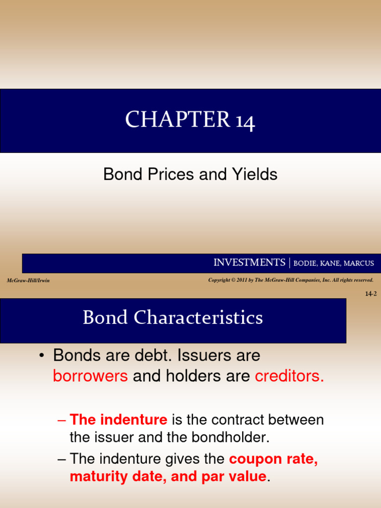 Chap 014 | PDF | Bonds (Finance) | Yield (Finance)