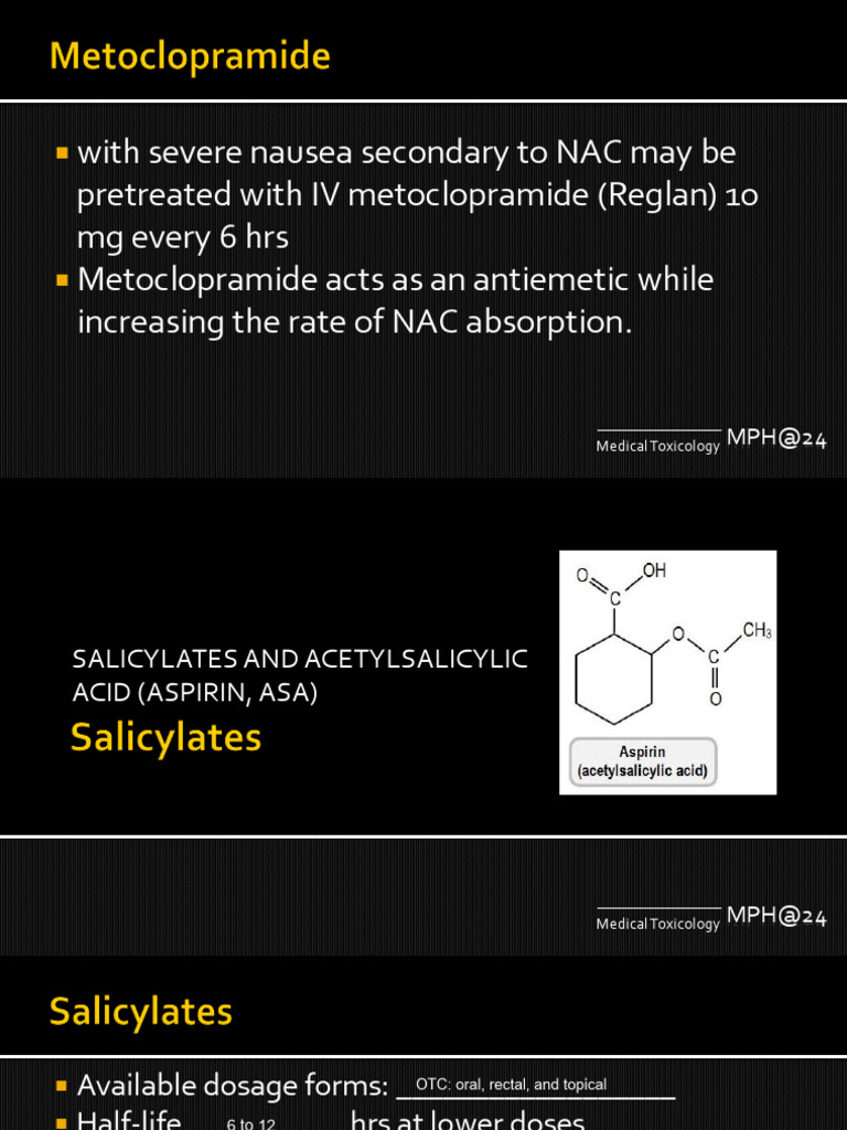 Medical Management of Toxicology Cases | PDF | Pharmacology | Medical ...