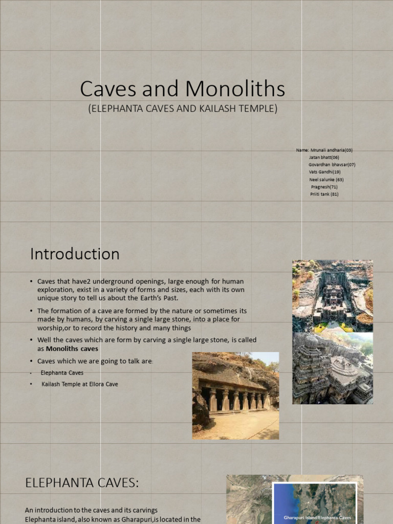CAVES AND MONOLITHS-1 | PDF